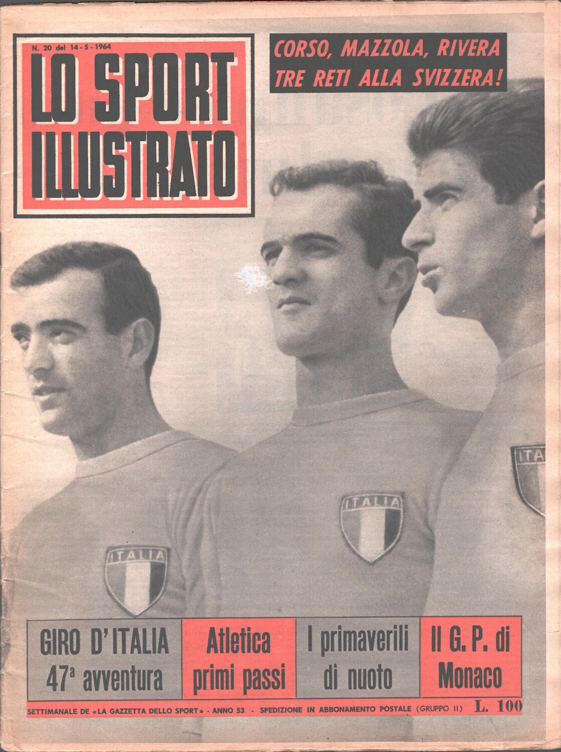 Rivista Lo Sport Illustrato n. 20 del 14 Maggio 1964 – Emporio di milo