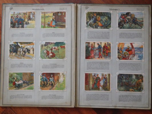 ECHTE WAGNER Margarine Album 1 (quasi completo) e 2 (completo) del 1929 ...