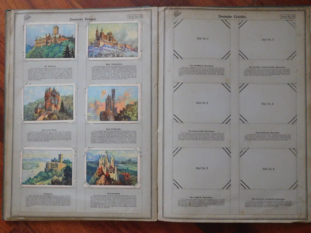 ECHTE WAGNER Margarine Album 1 (quasi completo) e 2 (completo) del 1929 ...